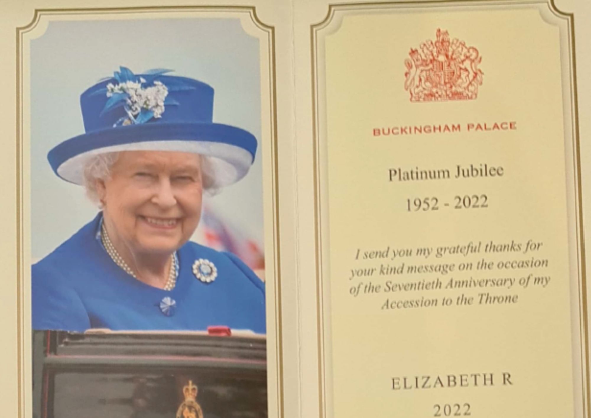FWA-UK Receives A Thank You Card From Her Majesty The Queen - Filipino ...